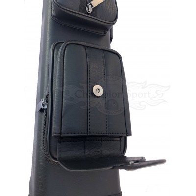 Champion Instroke leatherette pool Cue Cases 4x6 Holds 4 butts and 6 ...
