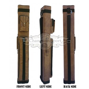 Champion Instroke leatherette pool Cue Cases 4x6 Holds 4 butts and 6 ...