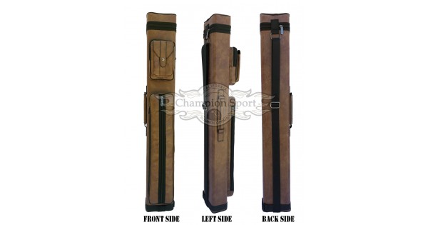Champion Instroke leatherette pool Cue Cases 4x6 Holds 4 butts and 6 ...