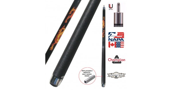 Black Friday Deal! Champion Dragon Pool Cue Stick with Predator Uniloc ...